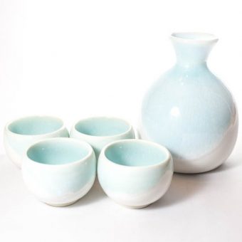 Cold Sake Set Ice Pocket Purple 【Paper Boxed】 - SAKETALK Shop