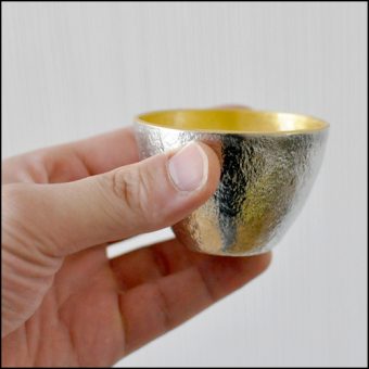 Nousaku Tin Sake Set Gold 【Paper Boxed】 - SAKETALK Shop