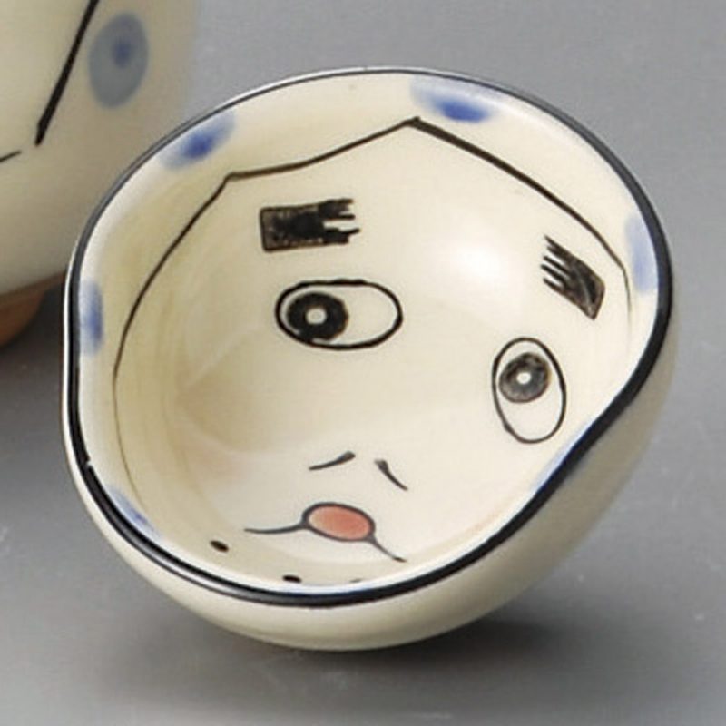 New Hyottoko Sake Set 【Mino Ware】 - SAKETALK Shop